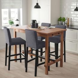 IKEA NORDVIKEN / BERGMUND Theke + 4 Barstühle