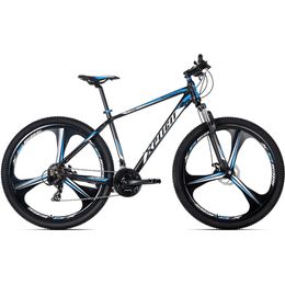 KS-Cycling Mountainbike KS CYCLING "Xplicit" Fahrräder Gr. 53 cm, 29 Zoll (73,66 cm), schwarz (schwarz, blau) Hardtail