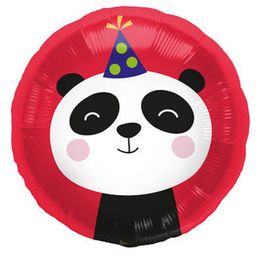 Folat Folienballon Folienballon rund Geburtstag Panda