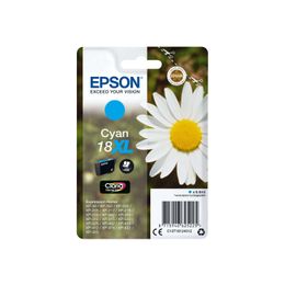 Original Epson Expression Home XP-413 (C13T18124012 / 18XL) Druckerpatrone Cyan