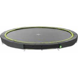 EXIT Silhouette sports Bodentrampolin ø366cm - schwarz - Schwarz