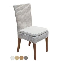 soma Sessel Soma Esszimmer Stühle Rattanstühle Wintergarten Cardine 4 Stück weiß m