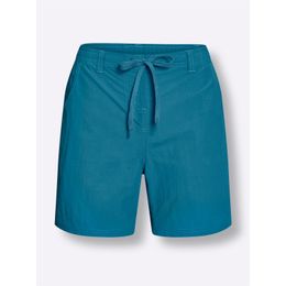feel good Damen Badeshorts mit Netzverarbeitung innen, topas, Gr&ouml;&szlig;e 46