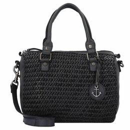 Harbour 2nd Soft Weaving Freda Handtasche Leder 32 cm dark ash