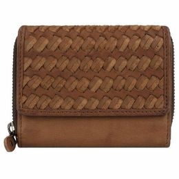 Harbour 2nd Soft Weaving Cindy Geldbörse Leder 12 cm charming cognac