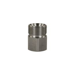 Mersch Gegennippel M22 x 1,5 AG : IG - Edelstahl, 1 / 4 "