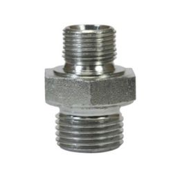 Mersch Doppelnippel - Au&szlig;engewinde - Stahl verzinkt, 1 / 8 "