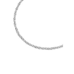 Firetti Kette ohne Anhänger Schmuck Geschenk Silber 925 Halsschmuck Halskette Fantasie, mit Zirkonia (synth), silberfarben