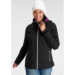 Maier Sports Große Größen: Outdoorjacke, schwarz, Gr.46