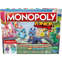 HASBRO GAMING Monopoly Junior 2 Games in 1 Familienspiel