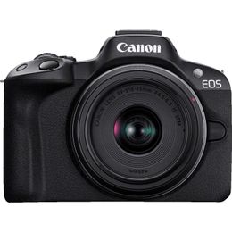 Canon EOS R50 Kit Spiegellose Systemkameras mit Objektiv 18-45 mm, 7,5 cm Display, WLAN