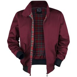 Red by EMP Larger Than Life Bomber Jacket Übergangsjacke bordeaux in L