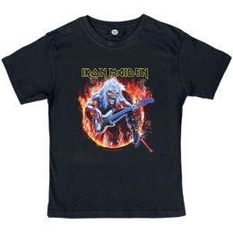 Iron Maiden Metal-Kids - Fear Live Flame T-Shirt schwarz in 116