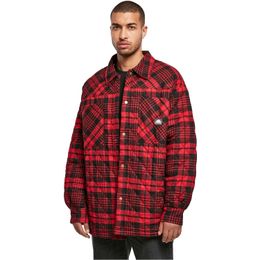 Southpole Southpole Flannel Quilted Shirt Jacket Übergangsjacke rot schwarz in L