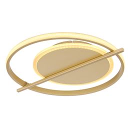 Globo REBALL Deckenleuchte LED Gold, 1-flammig