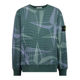 STONE ISLAND JUNIOR Kinder Olivgr&uuml;n Sweatshirt f&uuml;r Jungen