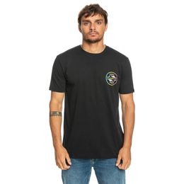 Quiksilver T-Shirt »Core Bubble« schwarz S S Stoff: Baumwoll-Jersey-Stoff [160 g/m2]