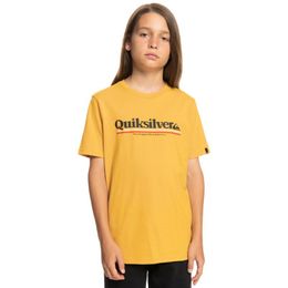 Quiksilver T-Shirt »Between The Lines« Bright Gold 8 8 Stoff: Baumwoll-Jersey-Stoff [160 g/m2]