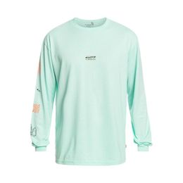 Quiksilver Langarmshirt &raquo;Fragment Of Nature&laquo; Beach Glass S S Material: Mischgewebe aus recyceltem...