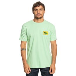 Quiksilver T-Shirt »Colour Flow« Sprucestone XXL XXL Stoff: Baumwoll-Jersey-Stoff [160 g/m2]