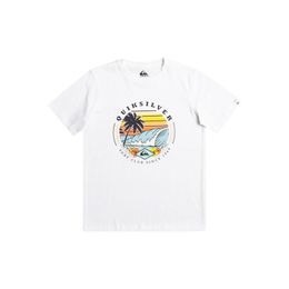Quiksilver T-Shirt »QS Surf Club« White 16 16 Stoff: Baumwoll-Jersey-Stoff [160 g/m2]
