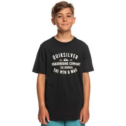 Quiksilver T-Shirt »QS Surf Lockup« schwarz 12(148-156cm) 12(148-156cm) Stoff: Baumwoll-Jersey-Stoff [160 g/m2]