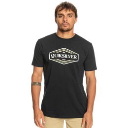 Quiksilver T-Shirt »Shapes Up« schwarz L L Stoff: Baumwoll-Jersey-Stoff [160 g/m2]