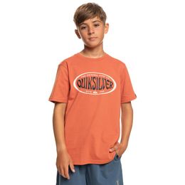 Quiksilver T-Shirt »In Circles« Mecca Orange 8 8 Stoff: Baumwoll-Jersey-Stoff [160 g/m2]
