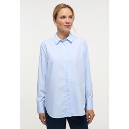 Eterna Hemdbluse &raquo;OVERSIZE FIT&laquo; blau 42 42 Hemd-Kragen