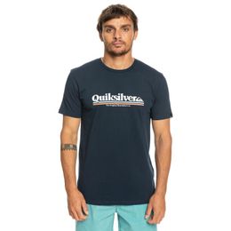 Quiksilver T-Shirt »Between The Lines« Navy Blazer XL XL Stoff: Baumwoll-Jersey-Stoff [160 g/m2]