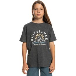 Quiksilver T-Shirt »Touch Of Paradise« Charcoal Heather 12(148-156cm) 12(148-156cm) Material: Melierter BaumwollStoff [160...