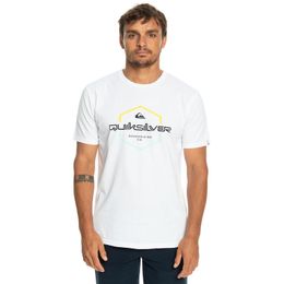 Quiksilver T-Shirt &raquo;Pass The Pride&laquo; White XS XS Stoff: Baumwoll-Jersey-Stoff [160 g/m2]