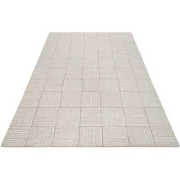 Wecon Home Wollteppich »Lasse« rechteckig 8 mm Höhe creme,beige Obermaterial: 100% Wolle B : 200 cm 1 Stk.
