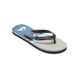 Quiksilver Sandale »Molokai Panel« Grey/Black/Blue 9(42) 9(42) Gurt: Flexibles 3-Punkt-Gurtband aus...