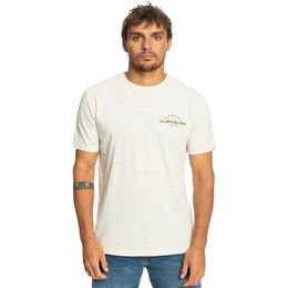 Quiksilver T-Shirt &raquo;Arched Type&laquo; wei&szlig; L L Material: Noppen-Jersey aus Baumwolle und...