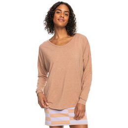 Roxy Langarmshirt &raquo;Never Coming Back&laquo; Cork XL XL Stoff: Melange-Jersey aus einer...
