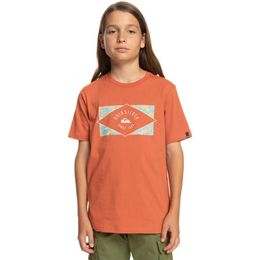 Quiksilver T-Shirt »Circled Line« Mecca Orange 14 14 Stoff: Baumwoll-Jersey-Stoff [160 g/m2]