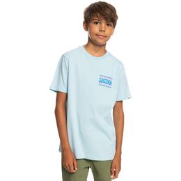 Quiksilver T-Shirt »Warped Frames« Sky Blue 16 16 Stoff: Baumwoll-Jersey-Stoff [160 g/m2]