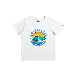Quiksilver T-Shirt »Light Tunnel« White 6(115-120cm) 6(115-120cm) Stoff: Baumwoll-Jersey-Stoff [160 g/m2]