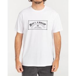 Billabong T-Shirt »Arch« White L L Stoff: BaumwollStoff [160 g/m2]