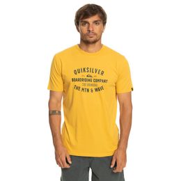 Quiksilver T-Shirt &raquo;QS Surf Lockup&laquo; Bright Gold XXL XXL Stoff: Baumwoll-Jersey-Stoff [160 g/m2]