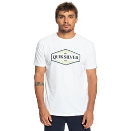 Quiksilver T-Shirt »Shapes Up« White XXL XXL Stoff: Baumwoll-Jersey-Stoff [160 g/m2]