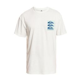 Quiksilver T-Shirt »Warped Patterns« weiß XL XL Material: Mischgewebe aus recyceltem...