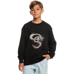 Quiksilver Sweatshirt &raquo;Snackey Gardian&laquo; schwarz 12 12 Material: Frottee-SweatStoff aus Baumwolle...