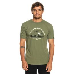 Quiksilver T-Shirt &raquo;Sunset Wave&laquo; Four Leaf Clover XL XL Stoff: Baumwoll-Jersey-Stoff [160 g/m2]