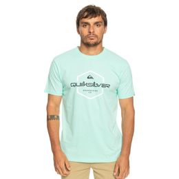 Quiksilver T-Shirt &raquo;Pass The Pride&laquo; Beach Glass XS XS Stoff: Baumwoll-Jersey-Stoff [160 g/m2]