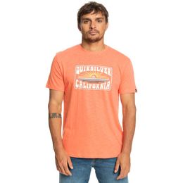 Quiksilver T-Shirt &raquo;California Dreamin&laquo; Fresh Salmon M M Material: Jersey-Slub-Stoff aus Baumwolle...