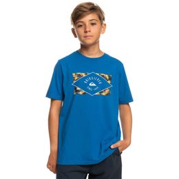 Quiksilver T-Shirt »Circled Line« Snorkel Blue 12(148-156cm) 12(148-156cm) Stoff: Baumwoll-Jersey-Stoff [160 g/m2]