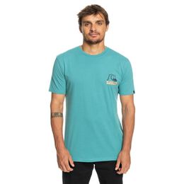 Quiksilver T-Shirt »Rise & Shine« Brittany Blue XS XS Stoff: Baumwoll-Jersey-Stoff [160 g/m2]