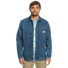 Quiksilver Jeansjacke »Legendary Worker« Medium Blue L L Stoff: Baumwoll-Stretch-Denim-Stoff